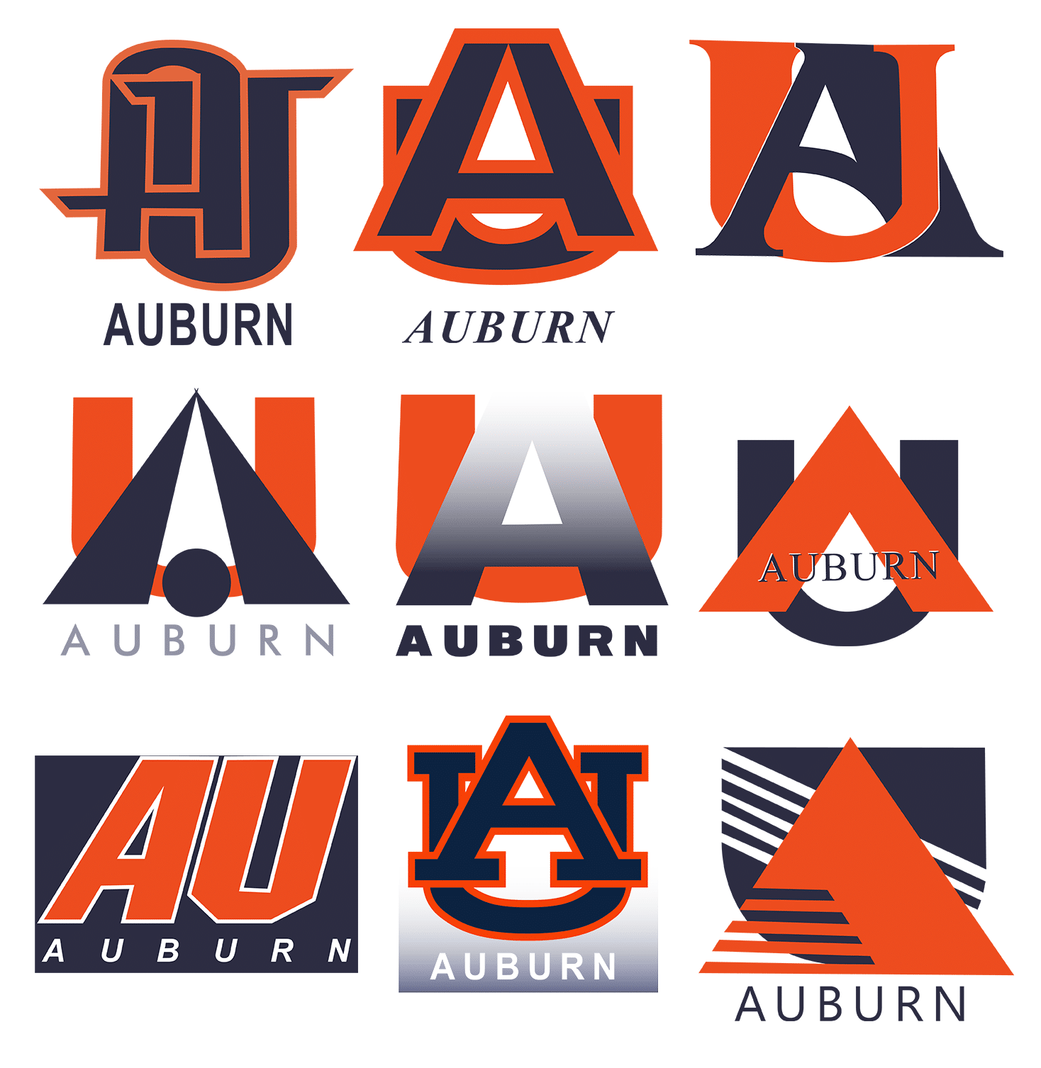 Auburn Almost Changed Logos in 1995 - Auburn Uniform Database