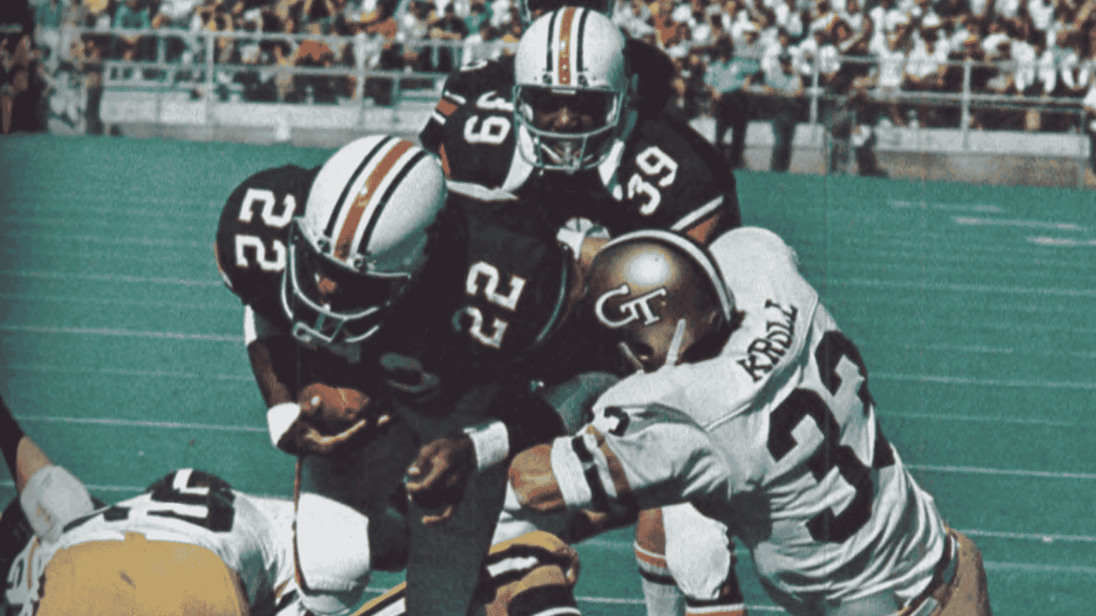 Auburn Uniform Oddities: Orange Outlined Numbers - Auburn Uniform Database