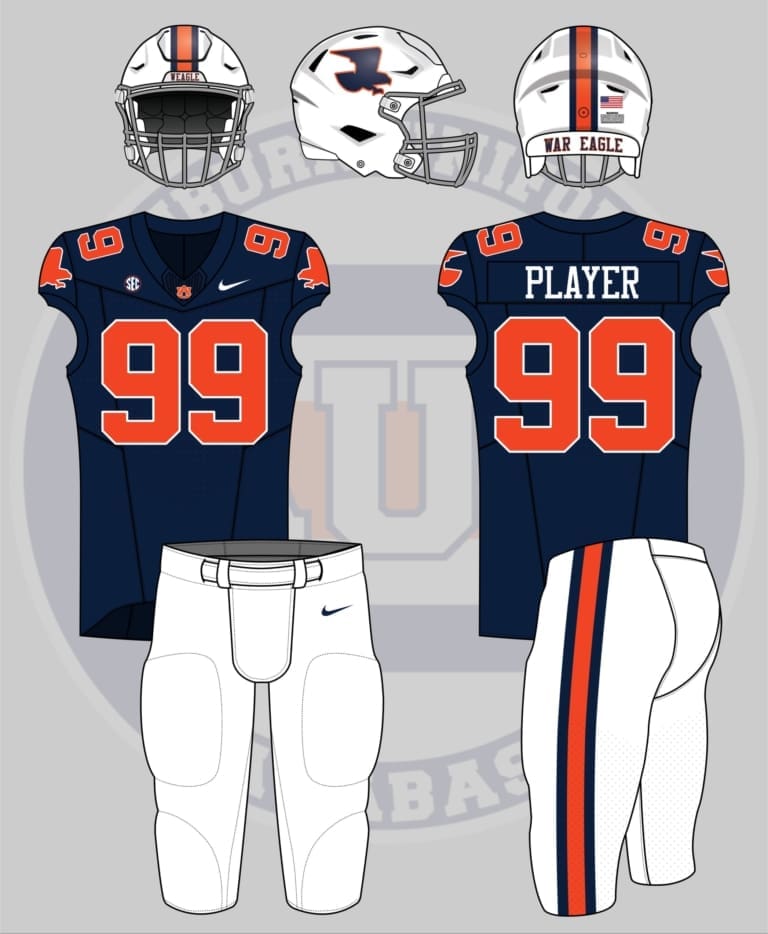 Crazy Auburn Concept Uniforms - Round 11 - Auburn Uniform Database