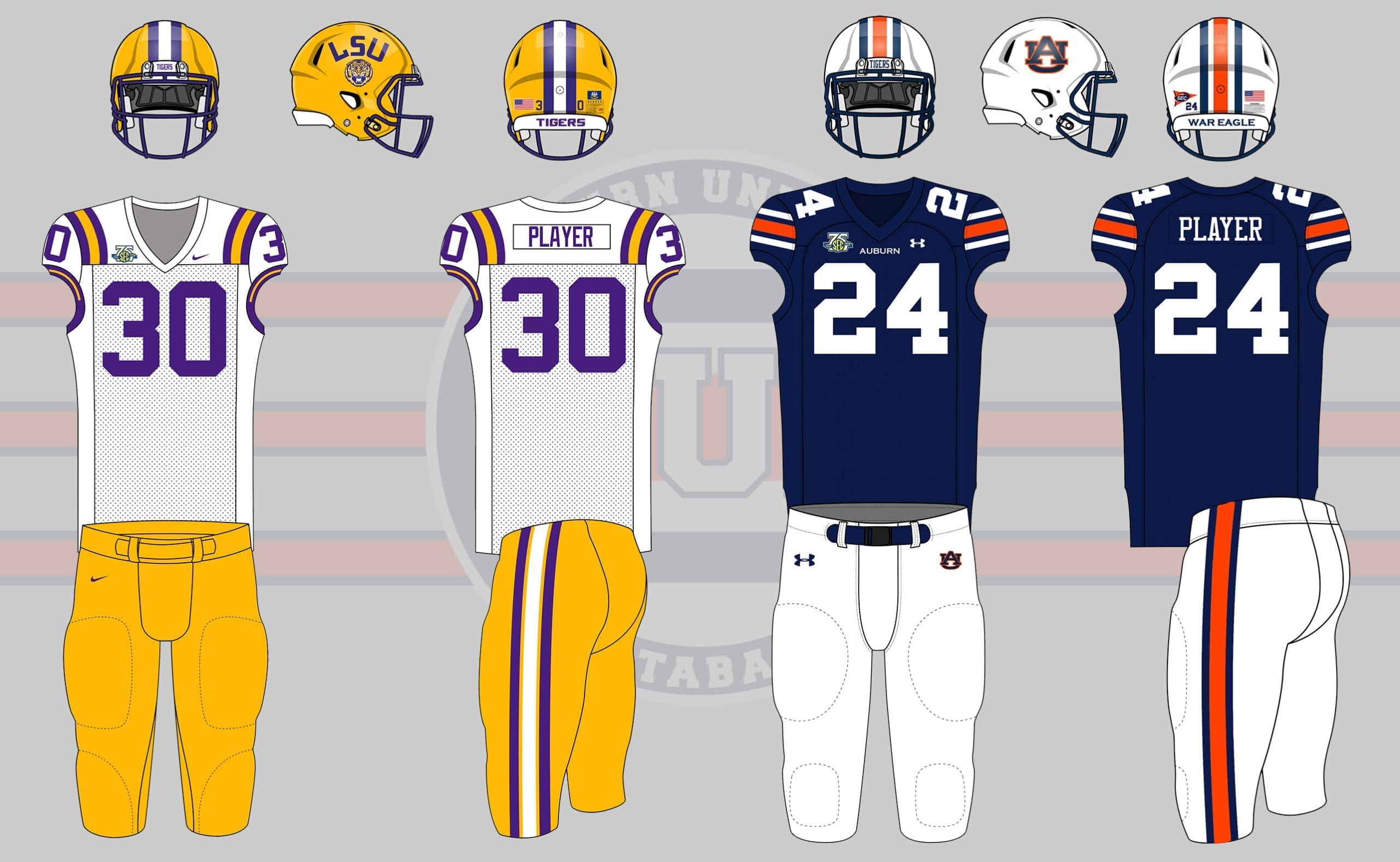 2007 Auburn-LSU - Auburn Uniform Database