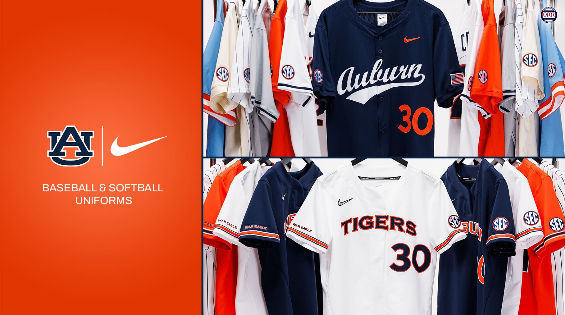 Breaking Down Auburn's New Nike Baseball, Softball Uniforms